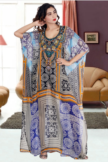 Party Wear Dress Silk | Beachwear Silk Kaftan – Silk kaftan