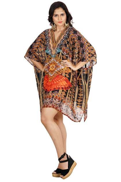 Buy Short Kaftan Dresses Online – Short Kaftan for Sale | Silk Kaftan ...